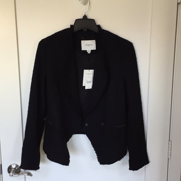 Lk Bennett Jackets And Coats Lk Bennett Malena Black Tweed Jacket Us 8 Poshmark